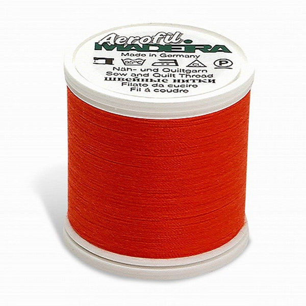AEROFIL NO. 120 BRIGHT RED 440YD/400M MADEIRA THREAD POLYESTER – Sewing ...