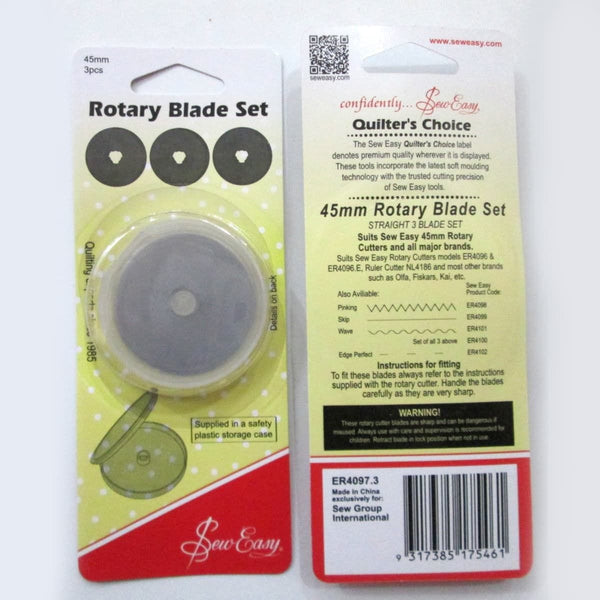Sew Easy Replacement Rotary Blades – Sewing Parts Guru