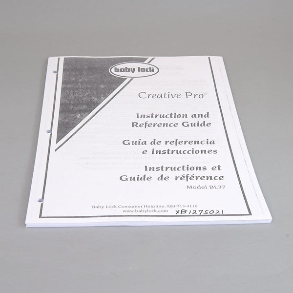 INSTRUCTION BOOK BL37 – Sewing Parts Guru